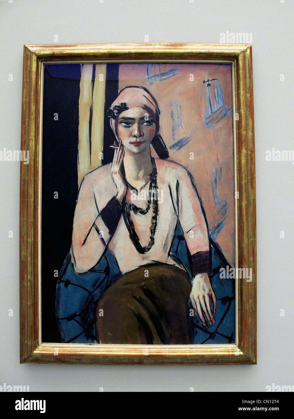 Max Beckmann 1932 Quappi rosa Pullover Frauen Ausstellung Museum für ...