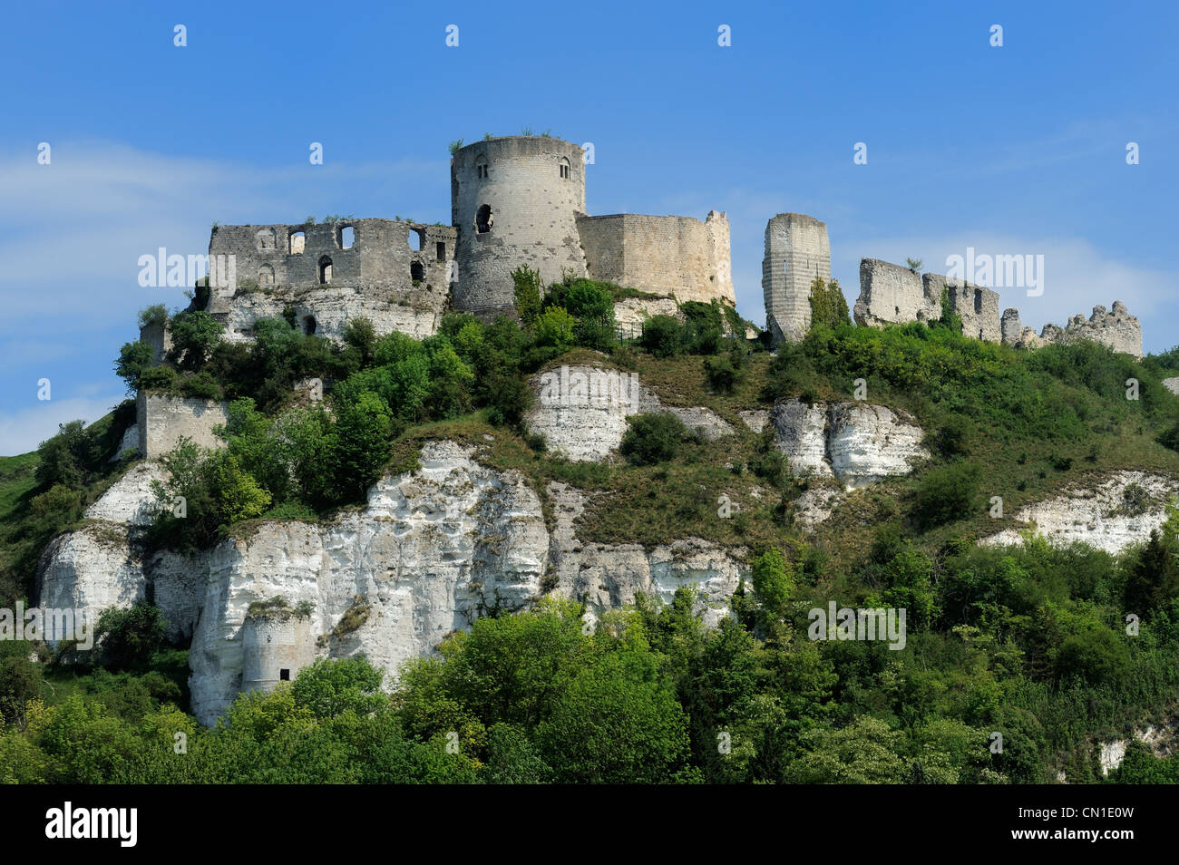 Chateau Gaillard Stockfotos und -bilder Kaufen - Alamy