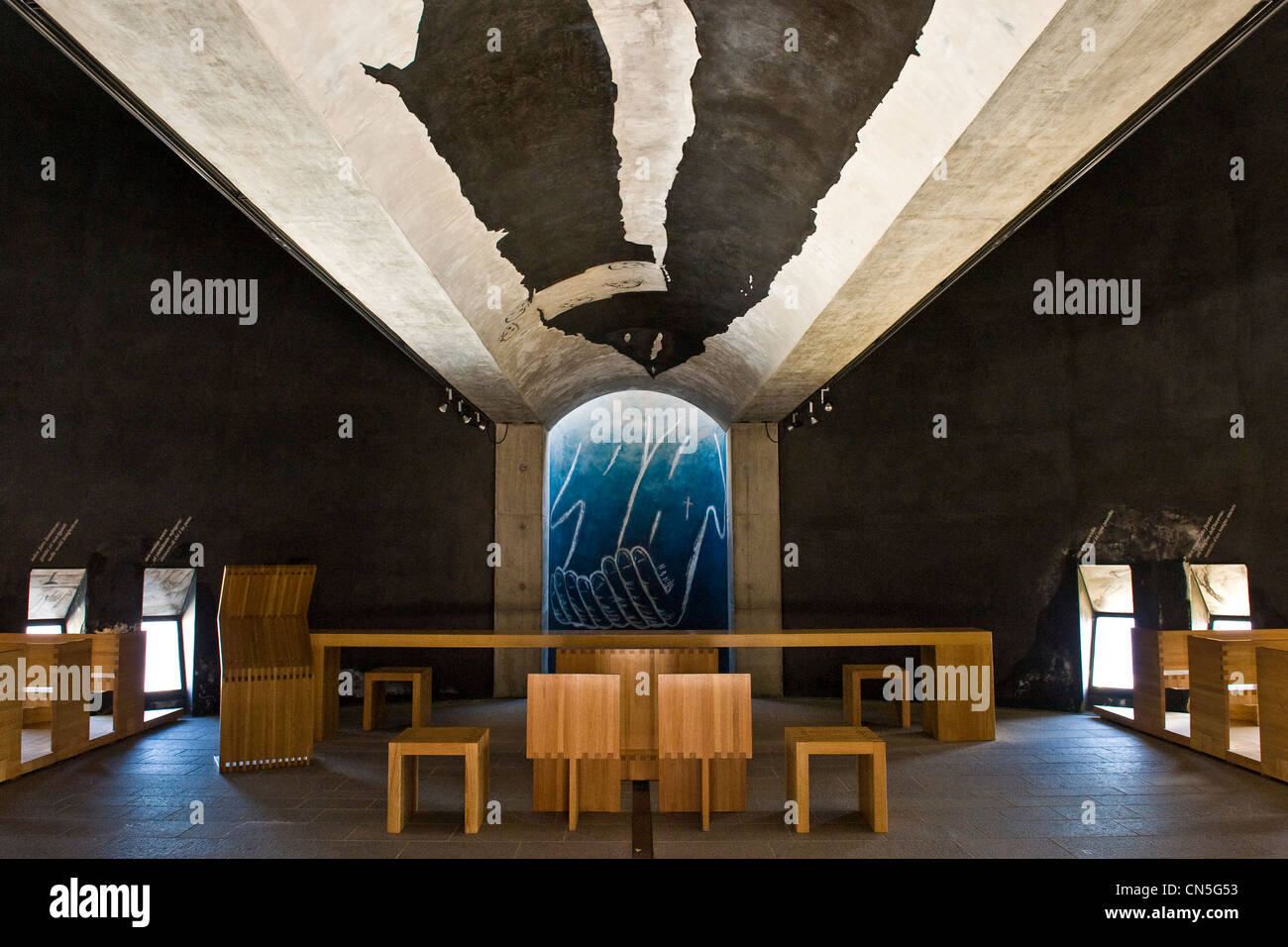 Santa Maria Degli Angeli Kirche, Mario Botta, Alpe Foppa, Monte Tamaro ...