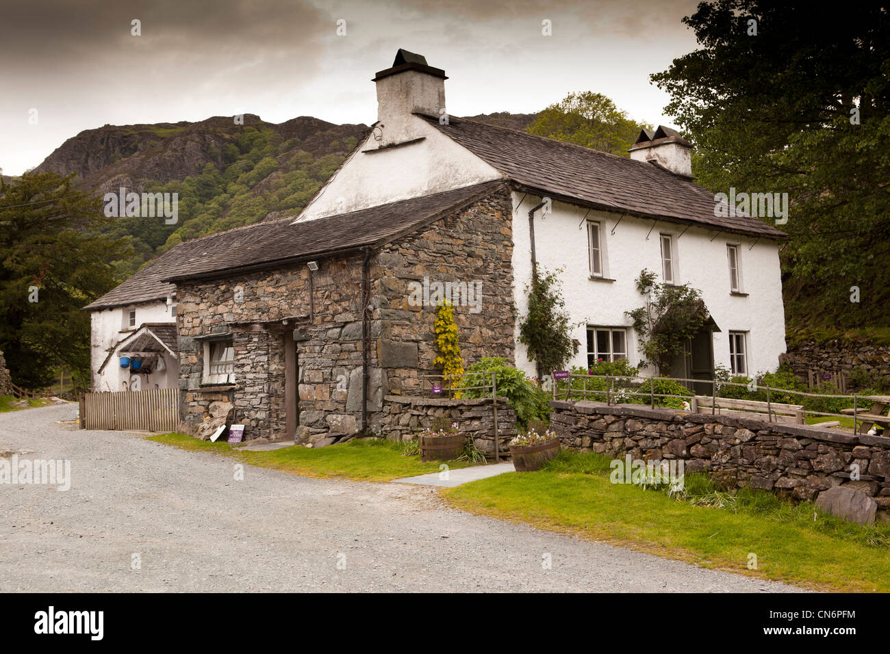 UK, Cumbria, Coniston, Yew Tree Farm, Drehort für Hill top Beatrix ...