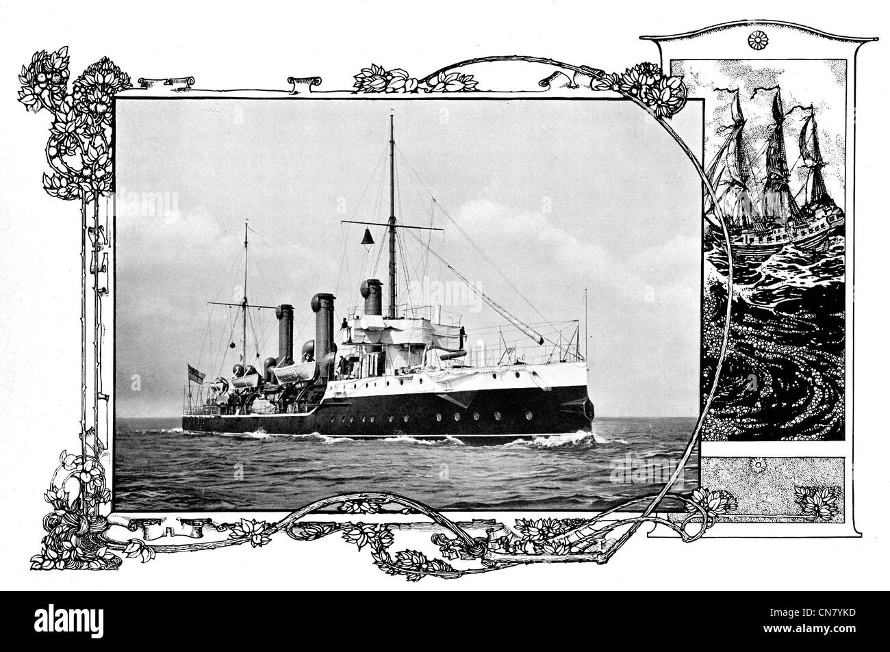 1900 Torpedo Kanonenboot Stockfotografie - Alamy