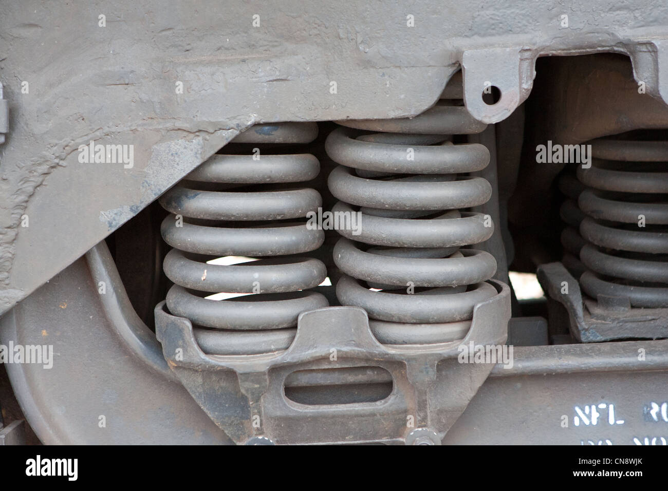Mechanische Teile für alte Zug Zug Stockfotografie - Alamy