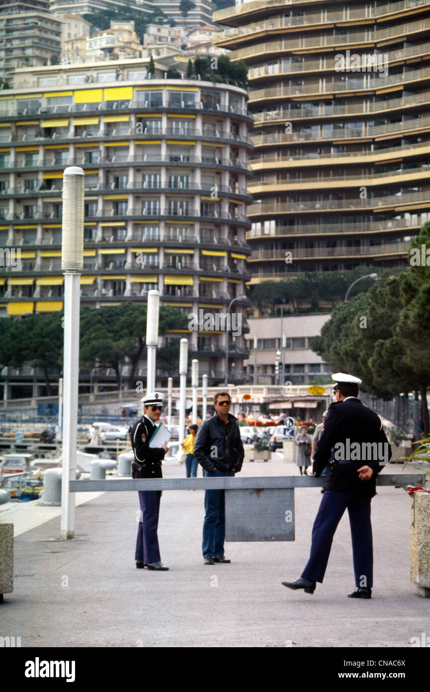 Monte Carlo Monaco Polizei Stockfotografie - Alamy