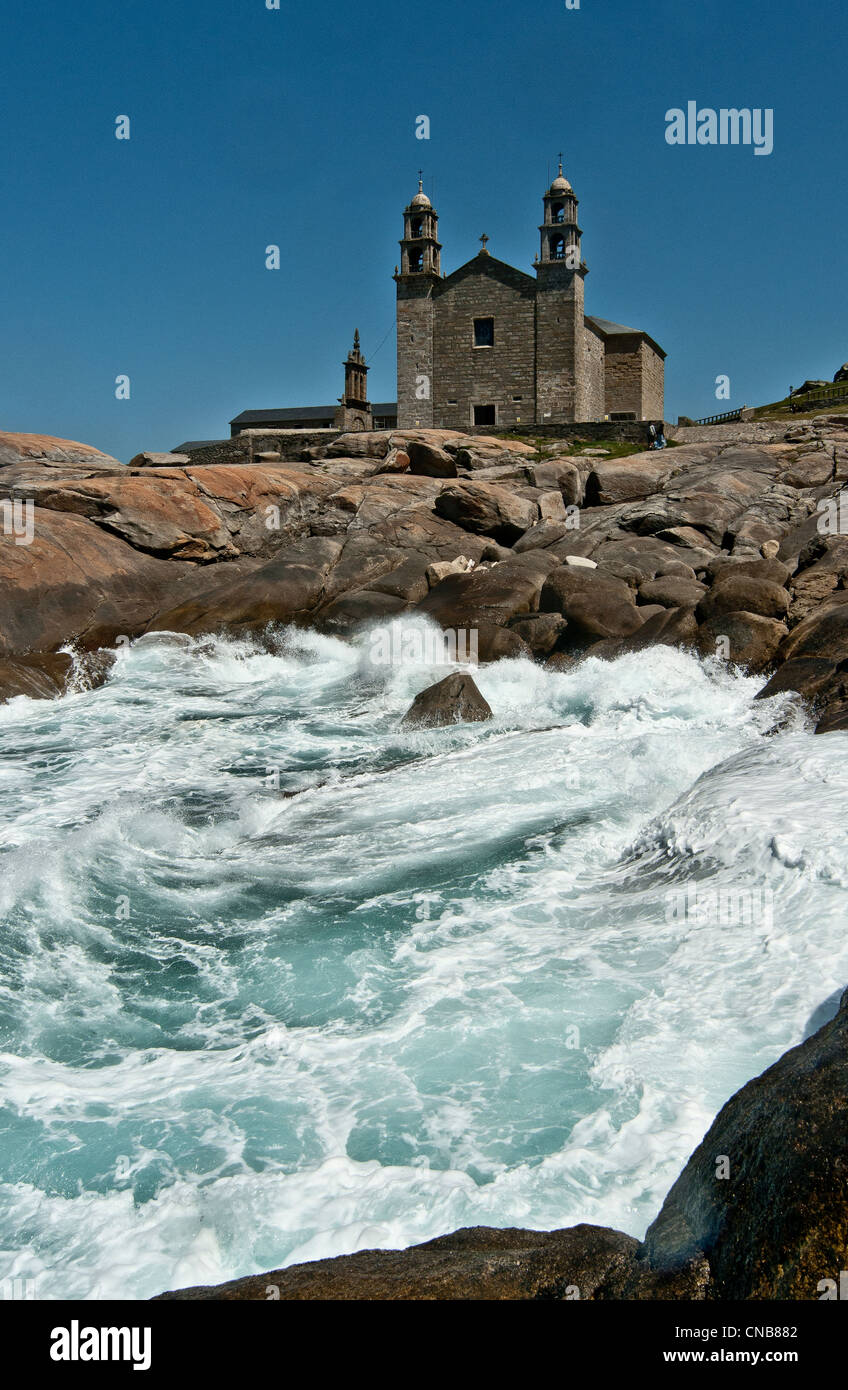 Spanien, Galicien, Muxia, Punta da Barca, Santa Maria da Barca ...