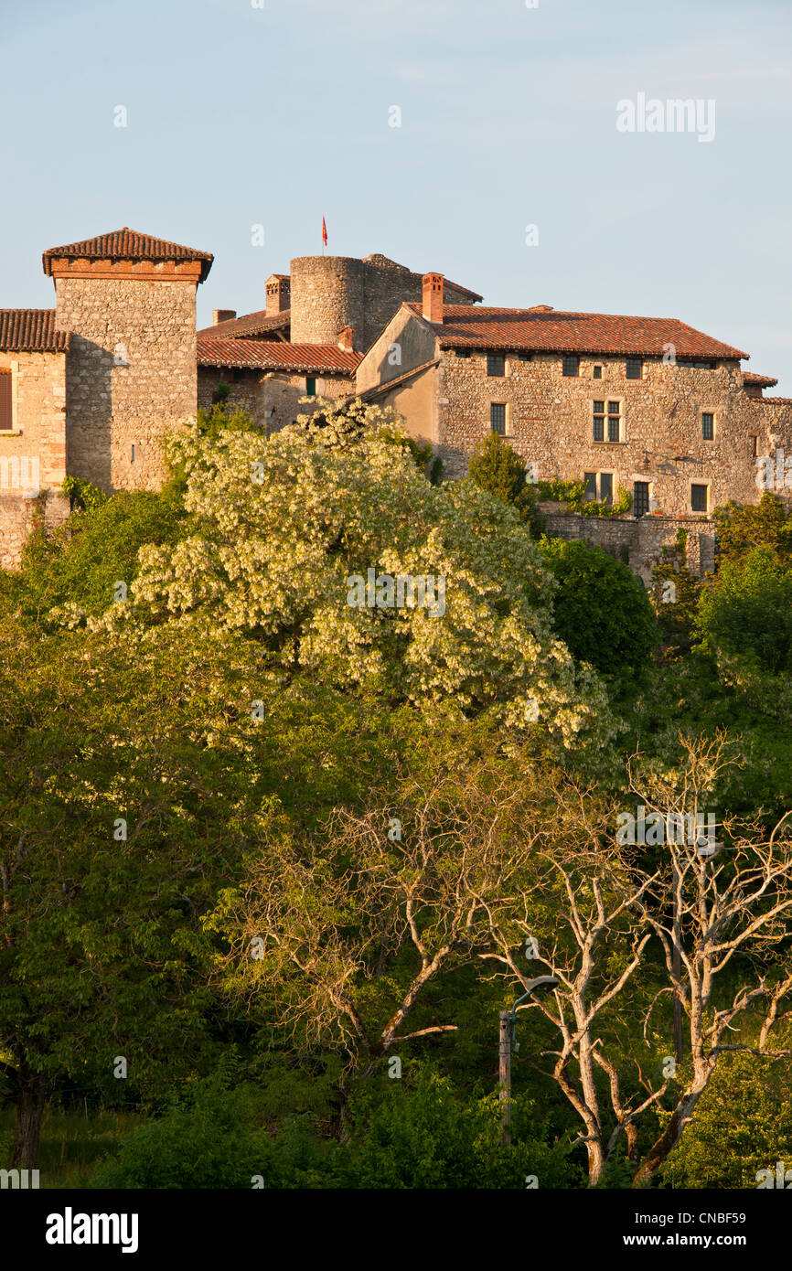 Frankreich, das mittelalterliche Dorf Perouges, Ain gekennzeichnet Les ...