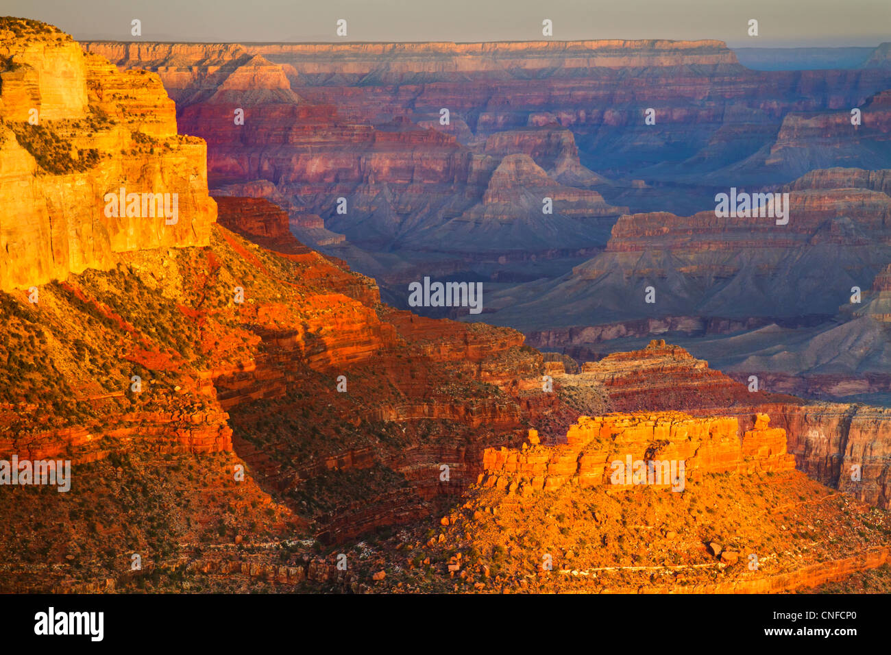 Yavapai Point Grand Canyon Elevated View Of The Rock Formations,