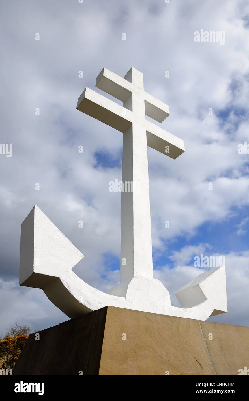 Cross-Denkmal zum Gedenken an die mutigen Freie französische ... Cross-Denkmal zum Gedenken an die mutigen Freie französische ...