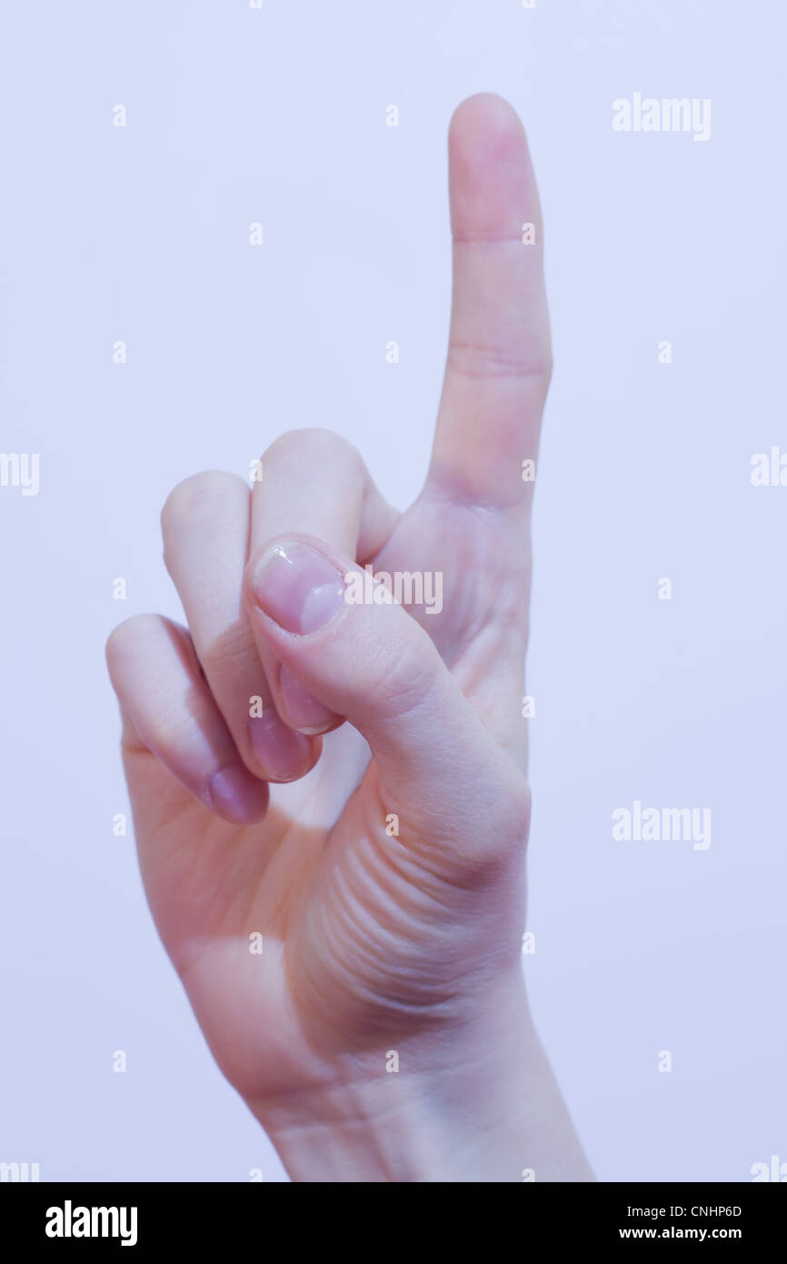 Zeigefinger und daumen -Fotos und -Bildmaterial in hoher Auflösung – Alamy