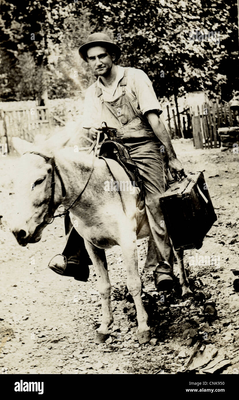 Man & Donkey Stockfotos und -bilder Kaufen - Alamy