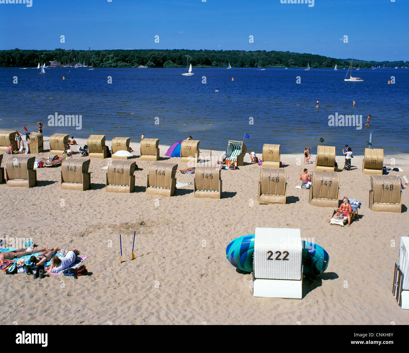 D-Berlin, Spree, Hauptstadt von Deutschland, D-Berlin-Wannsee, Grosser ...