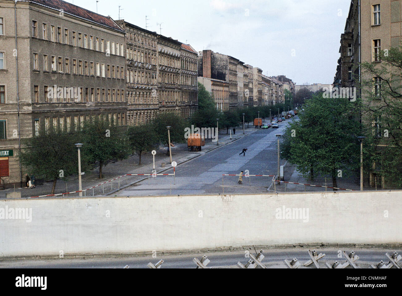 Die Berliner Mauer an der Bernauer Straße Stockfotografie - Alamy