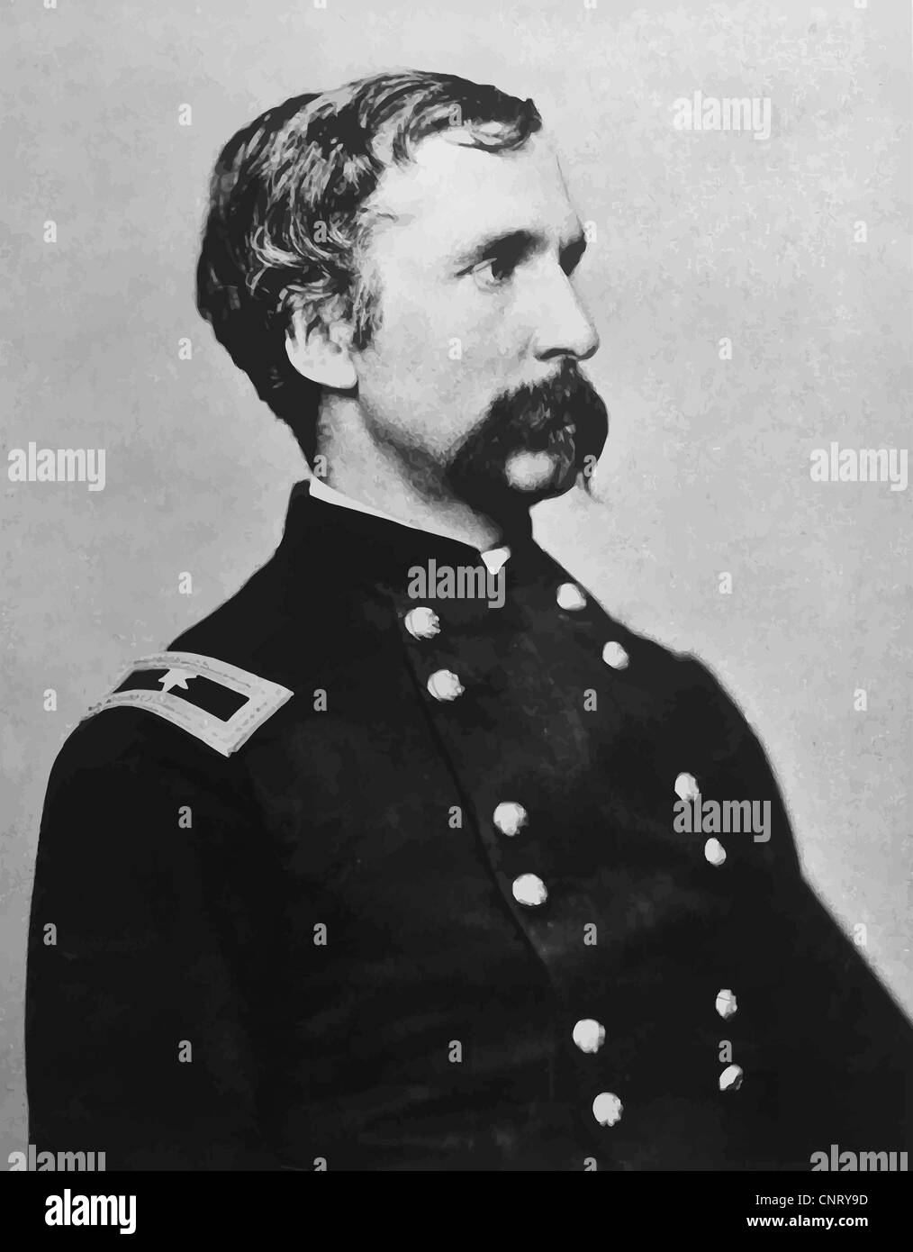 Gettysburg battle illustration Schwarzweiß-Stockfotos und -bilder - Alamy