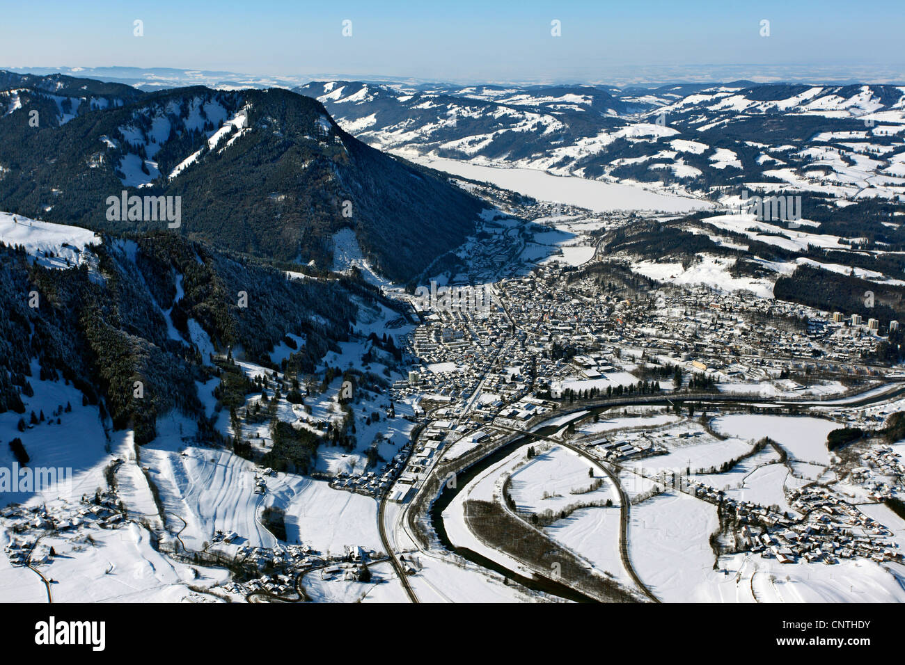 Luftbild Von Immenstadt und Alpsee Stockfotos und -bilder Kaufen - Alamy