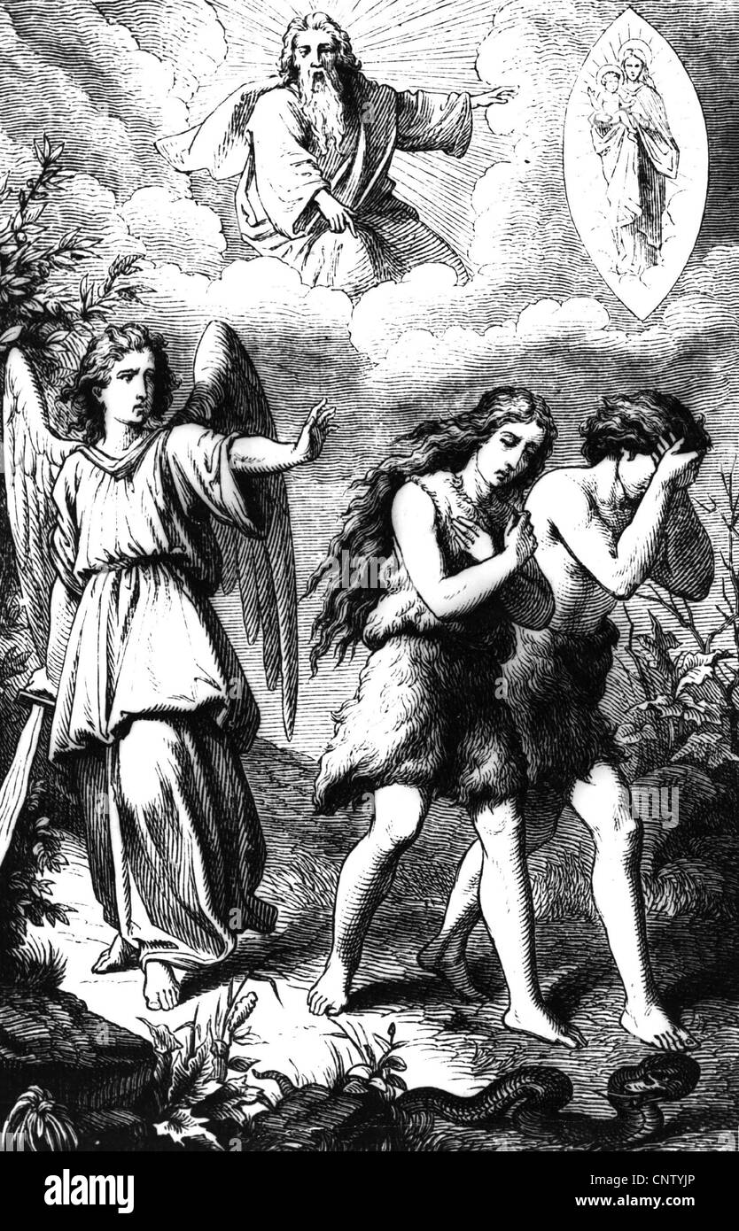 Religion biblical adam eve god -Fotos und -Bildmaterial in hoher Auflösung – Alamy