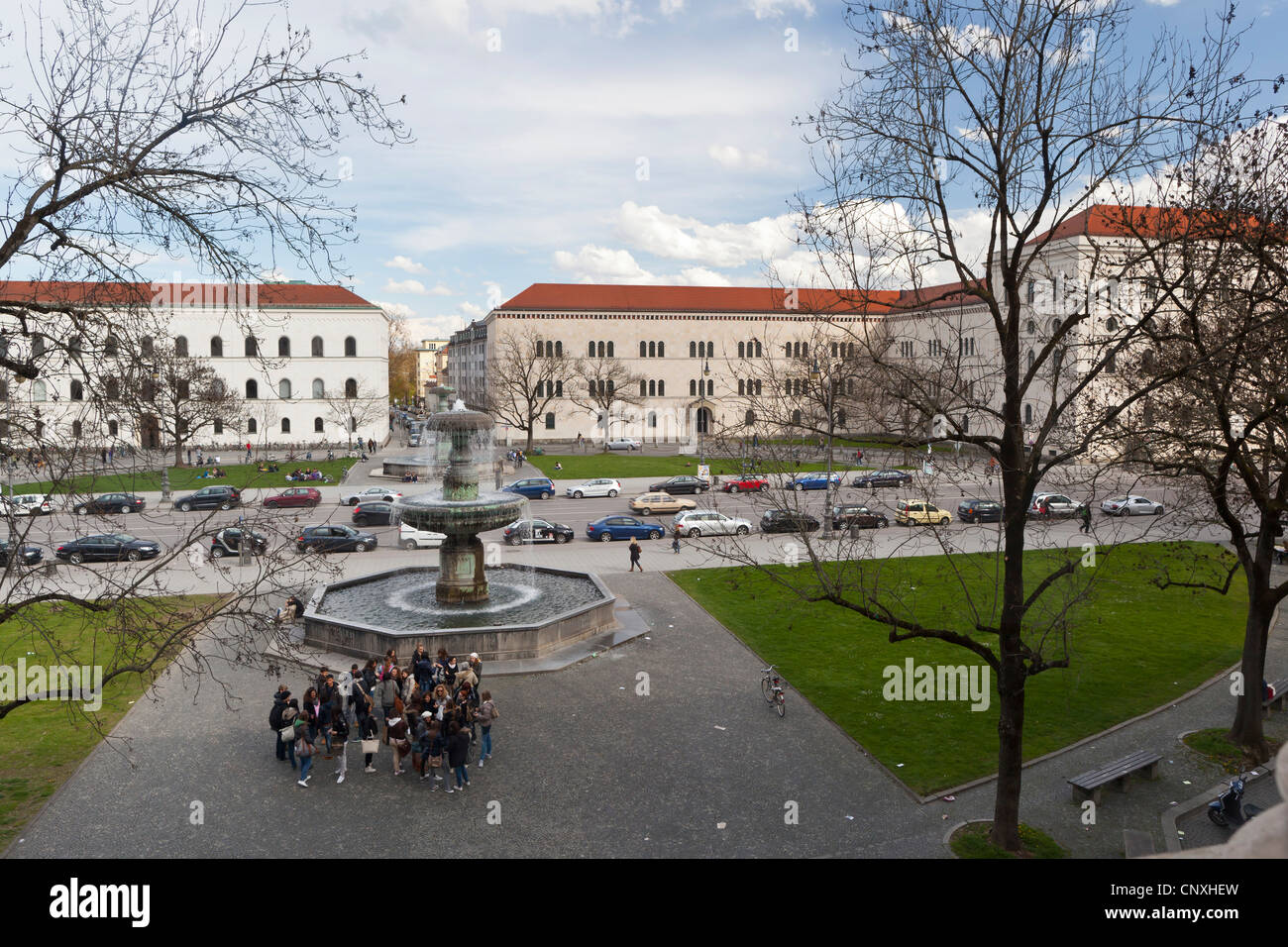 Geschwister-Scholl-Platz, München, Bayern, Deutschland, Europa ...