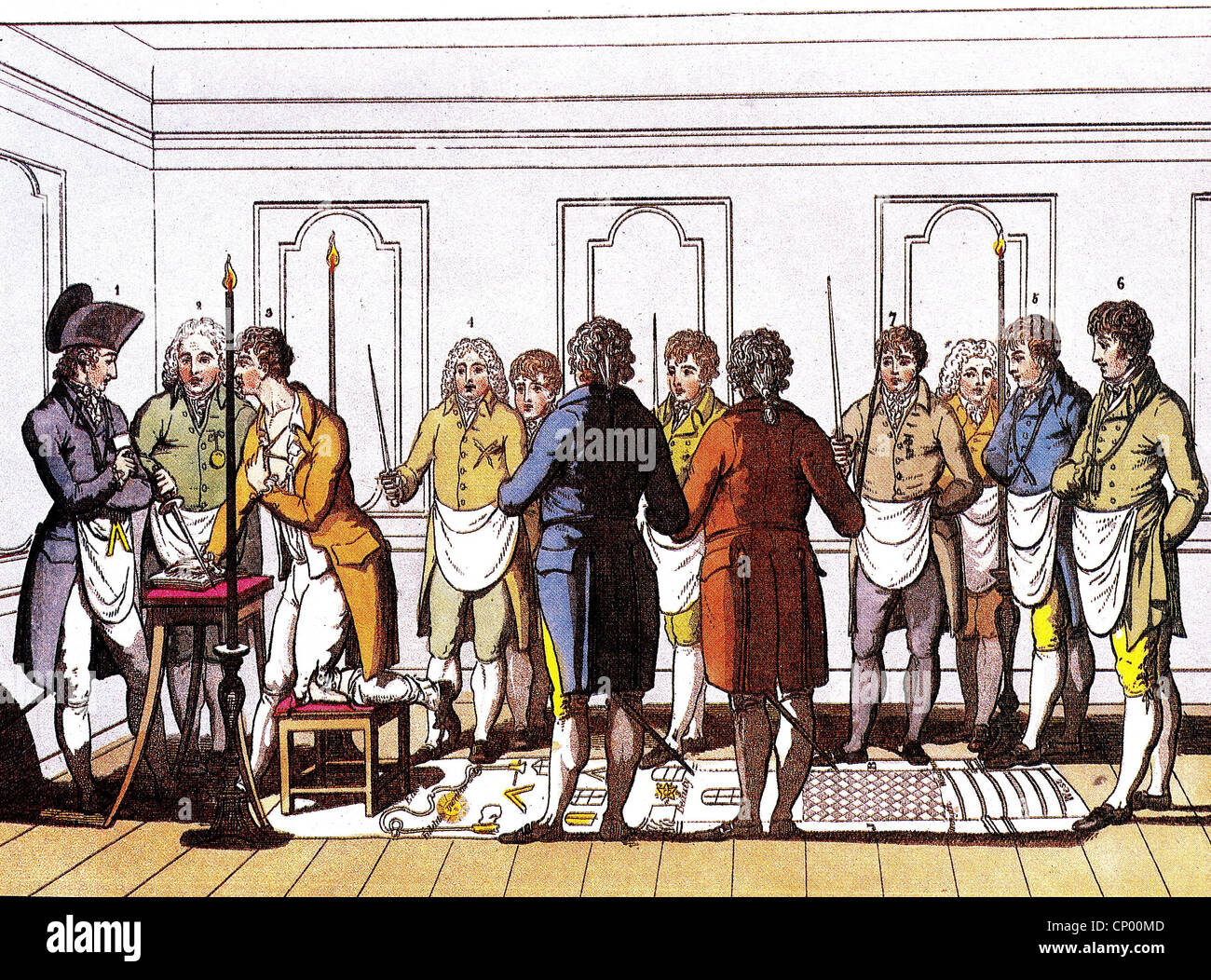 freimaurer, Freimaurerloge, neue Mitgliedschaft, Ritual des Kandidaten ...