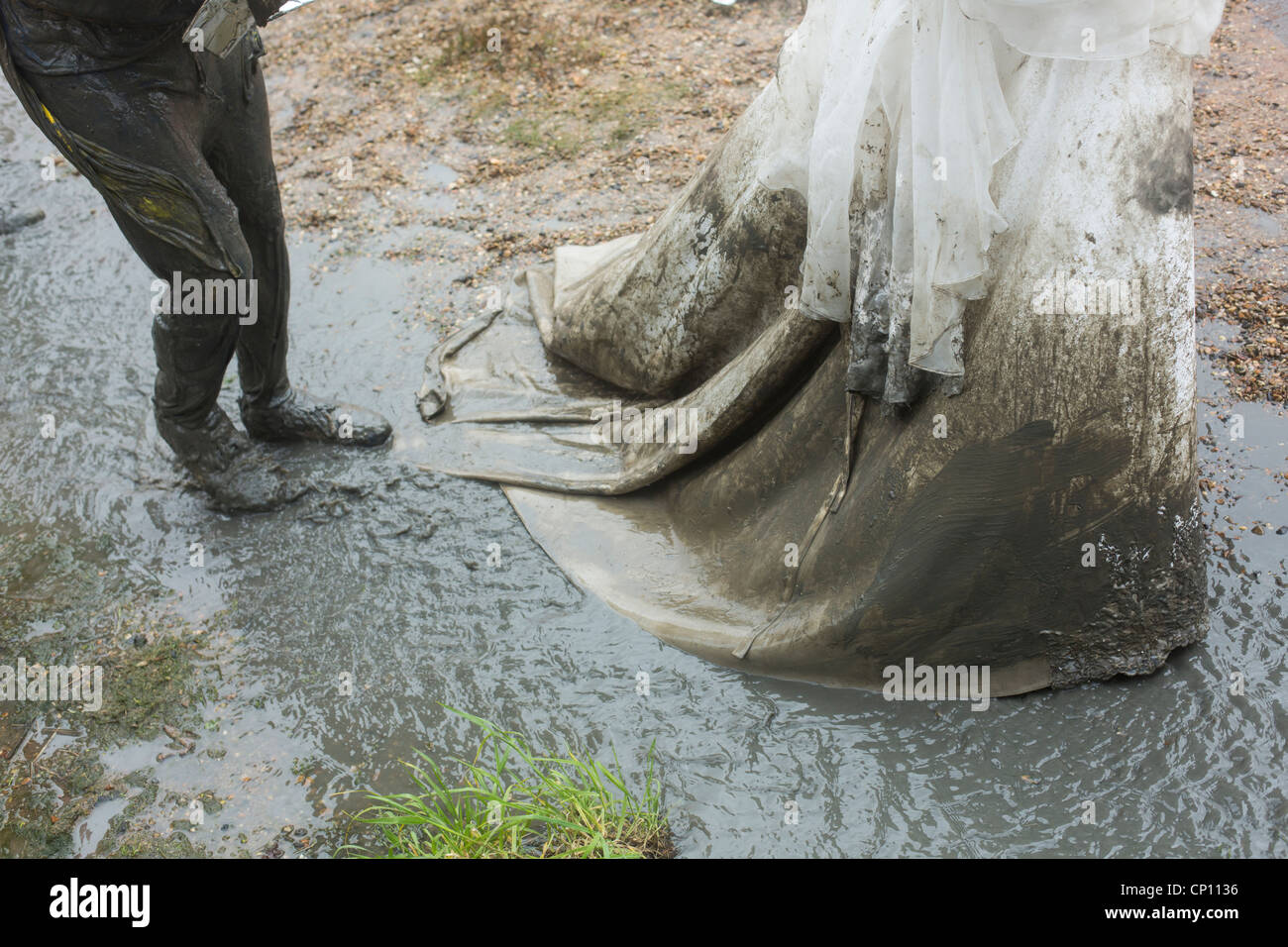 Schlamm-Rennen in Maldon Stockfotografie - Alamy