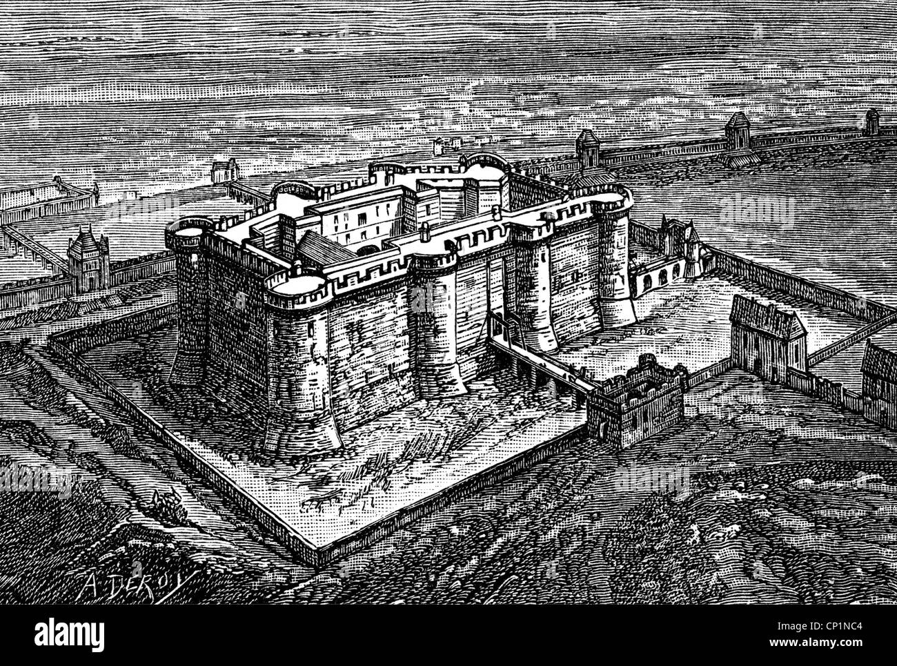 Bastille Fortress Paris Stockfotos & Bastille Fortress Paris Bilder - Alamy
