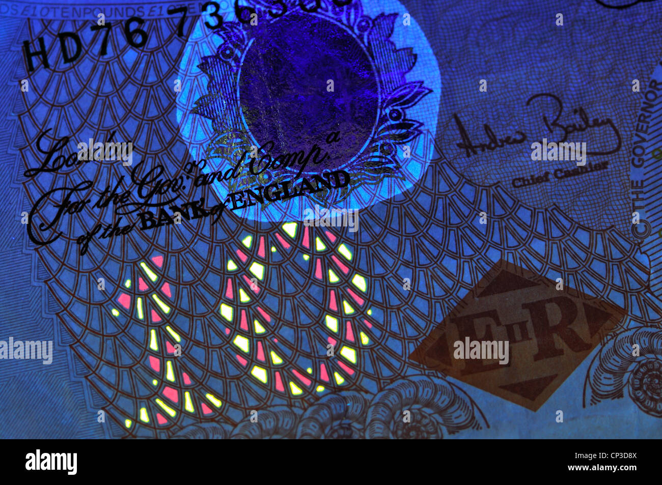 Ultraviolet Light Banknote Stockfotos und -bilder Kaufen - Alamy