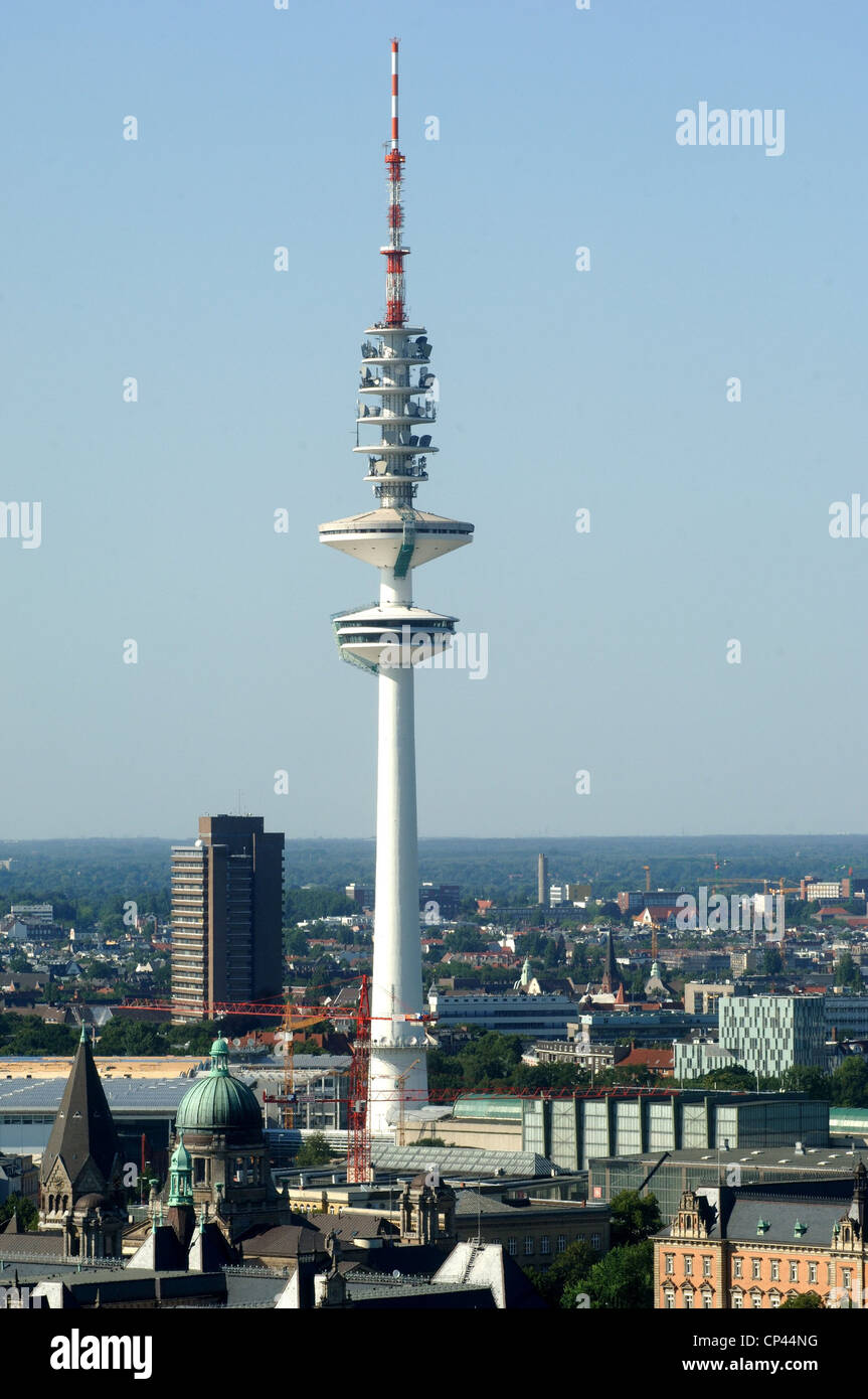 Deutschland Hamburg. Turm oder Heinrich Hertz-Turm Alexanderplatz ...