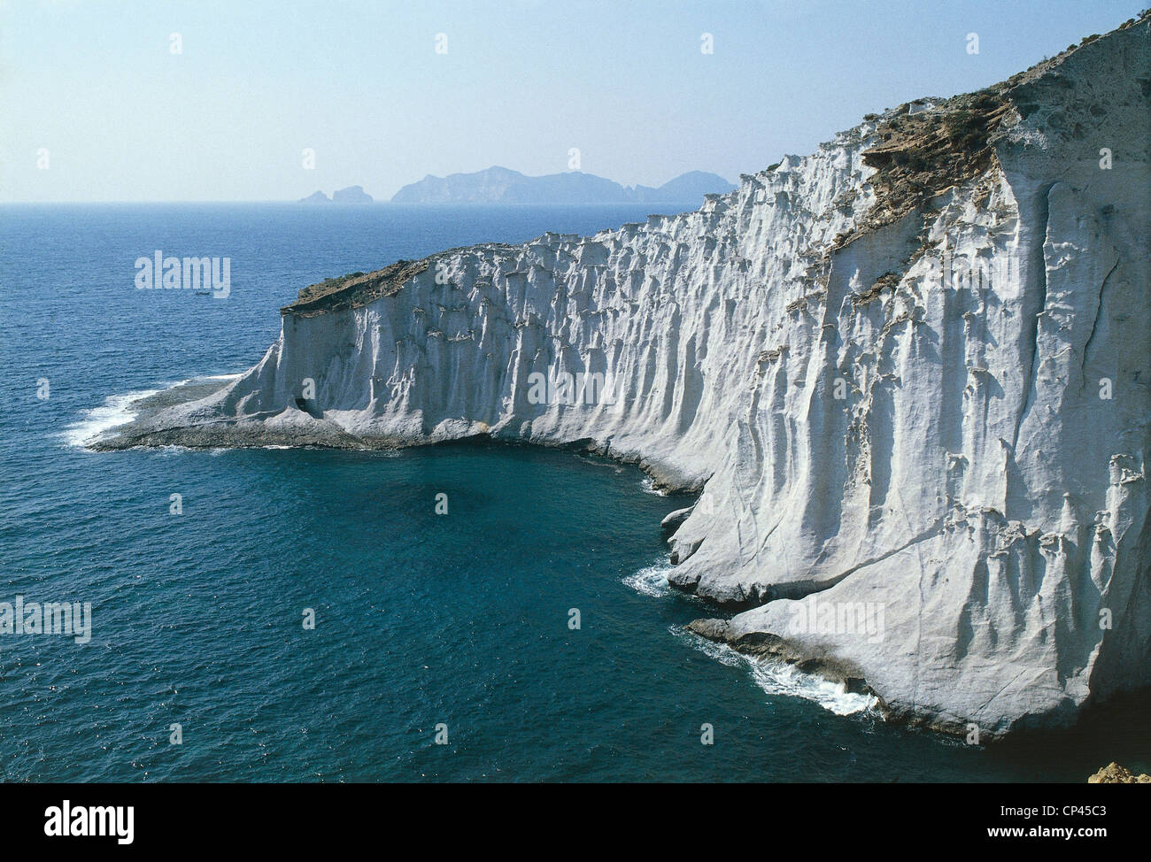Lazio - Pontinische Inseln - Insel Ponza (LT). Costa Stockfotografie ...