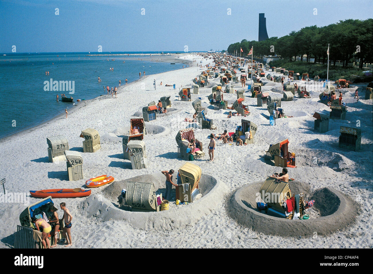 Deutschland am BAY BEACH von Labo KIEL Ostsee Stockfotografie - Alamy