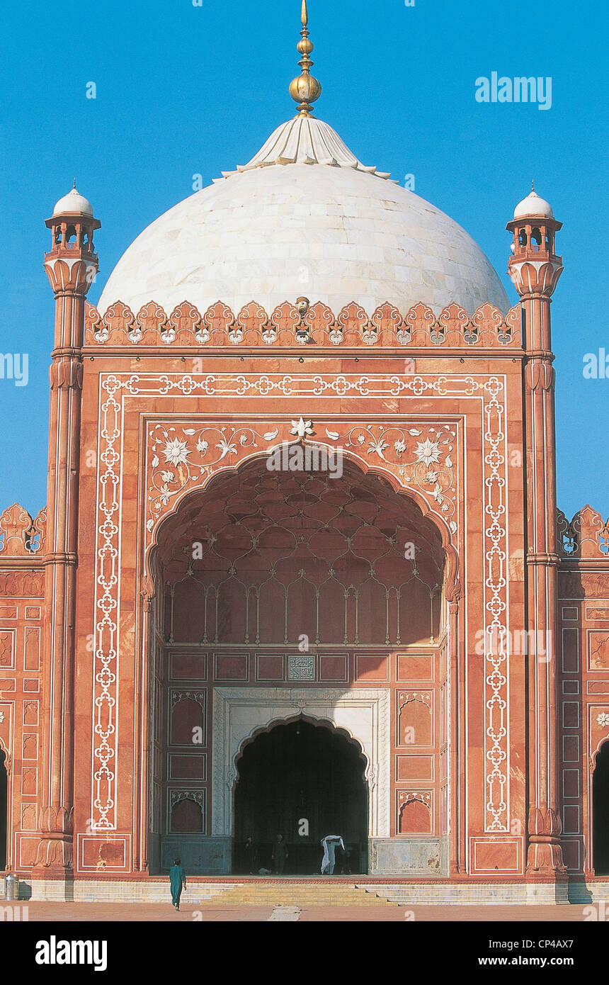 Region Punjab in Pakistan. Lahore. Badshahi Moschee, erbaut im Jahre ...