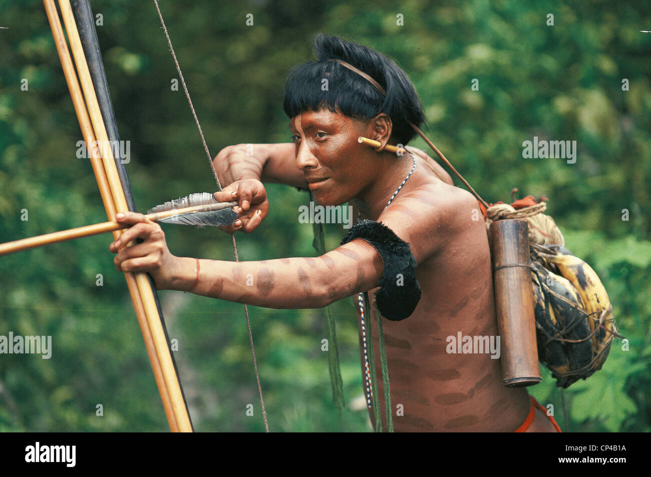 VENEZUELA AMAZON INDIO Yanoama Stockfotografie - Alamy