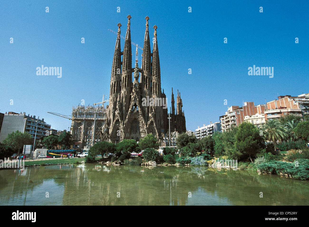 Spanien Catalonia Barcelona. Sagrada Familia Temple De La Sagrada ...