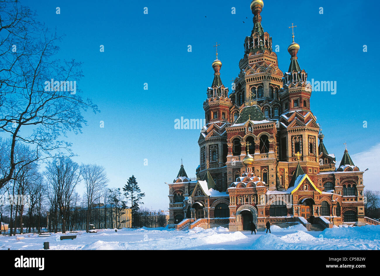Russland - mehr St. Petersburg, Petrodvorec. Kathedrale der Heiligen ...