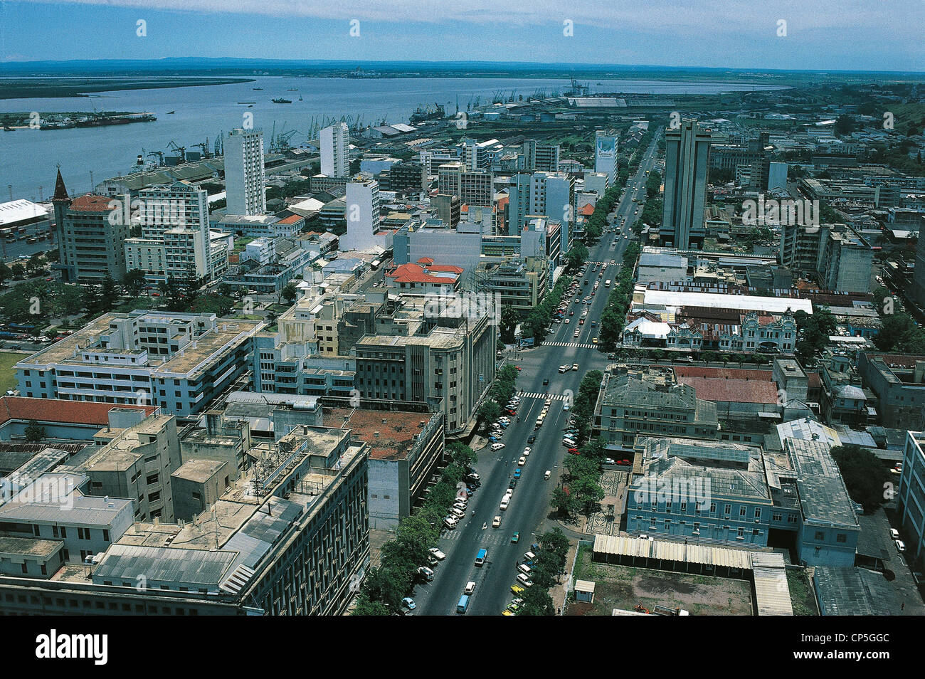 Mosambik Maputo Stadtzentrum Stockfotografie - Alamy
