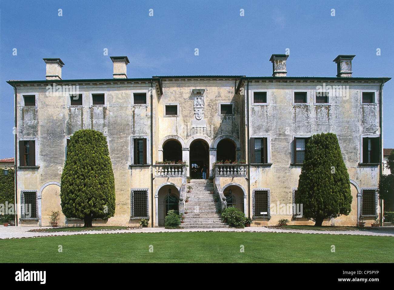 Veneto - Lugo di Vicenza (Vicenza), Villa Godi Malinverni. Der ...