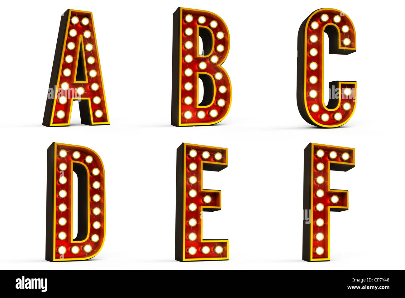 Alphabet-Set - Teil 1 Stockfotografie - Alamy