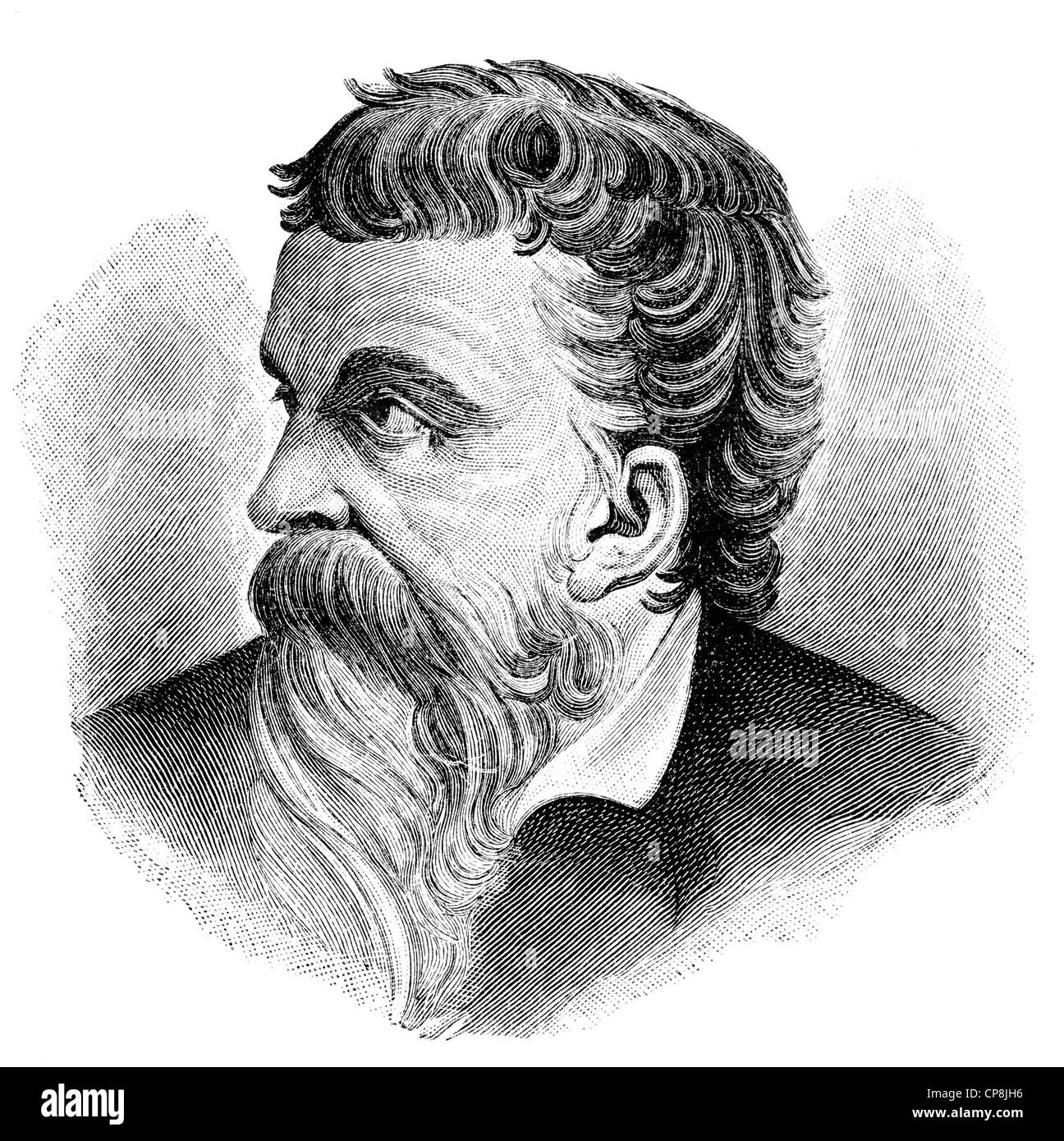 Portrait of benvenuto cellini 1500 1571 an italian sculptor -Fotos und ...