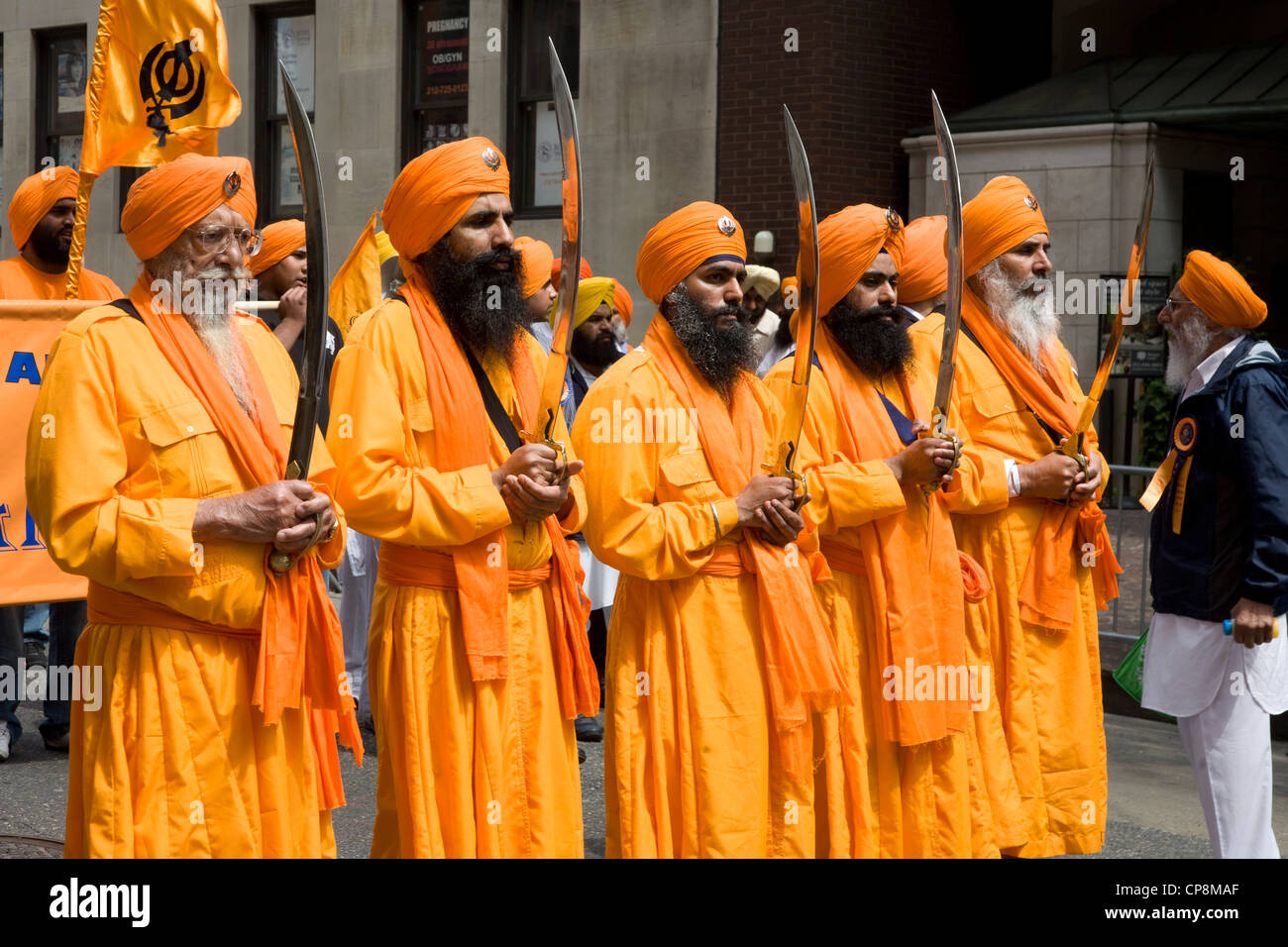 Jährliche Sikh Parade & Festival auf der Madison Avenue in New York City Stockfotografie - Alamy