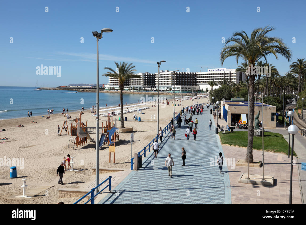 Promenade Alicante Stockfotos und -bilder Kaufen - Alamy