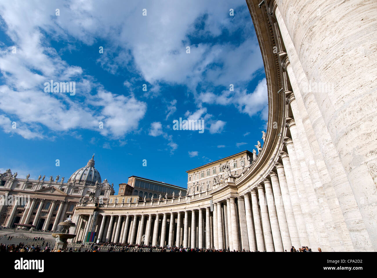 Der Petersplatz. Vatikanstadt, Rom, Italien Stockfotografie - Alamy