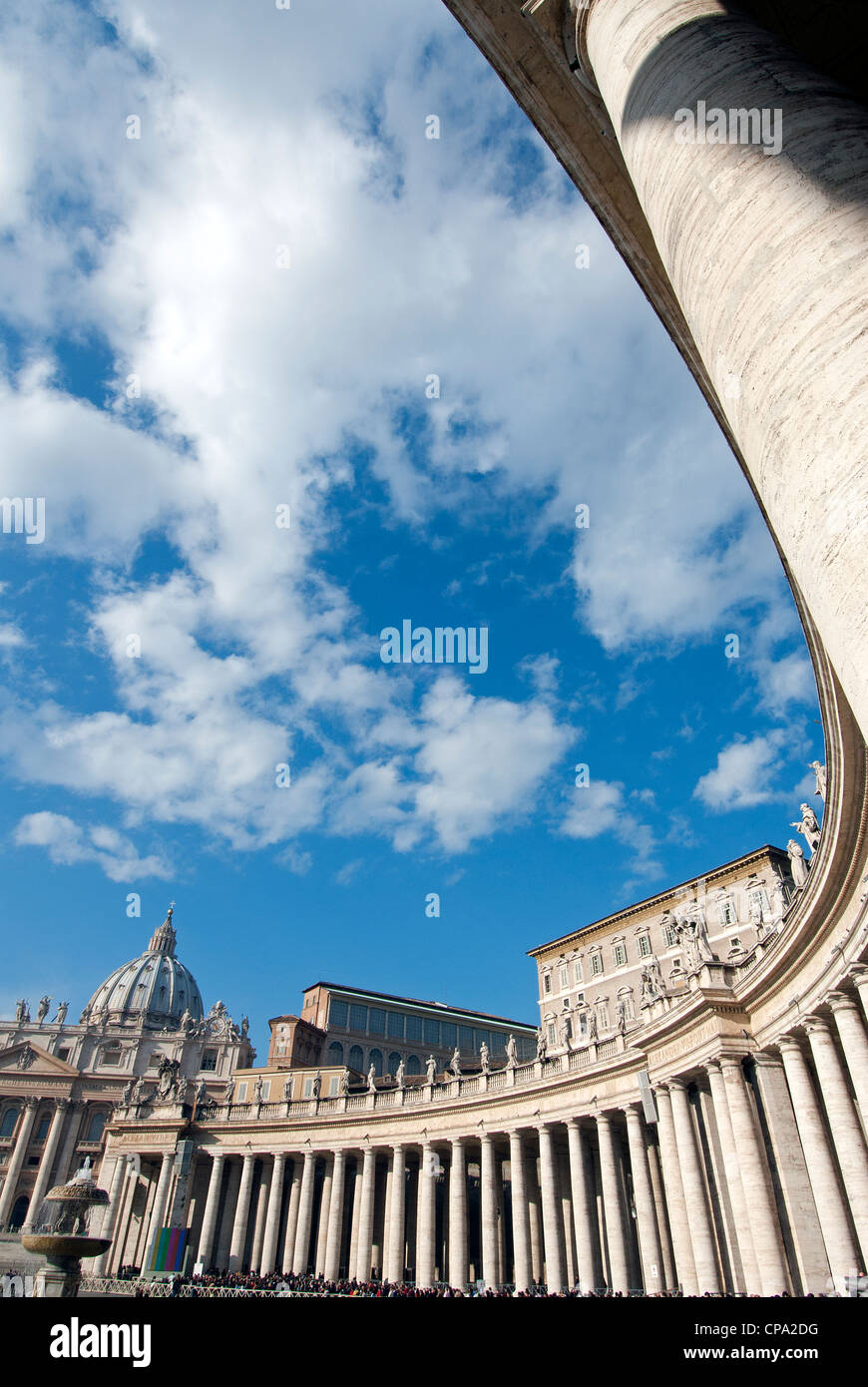 Der Petersplatz. Vatikanstadt, Rom, Italien Stockfotografie - Alamy