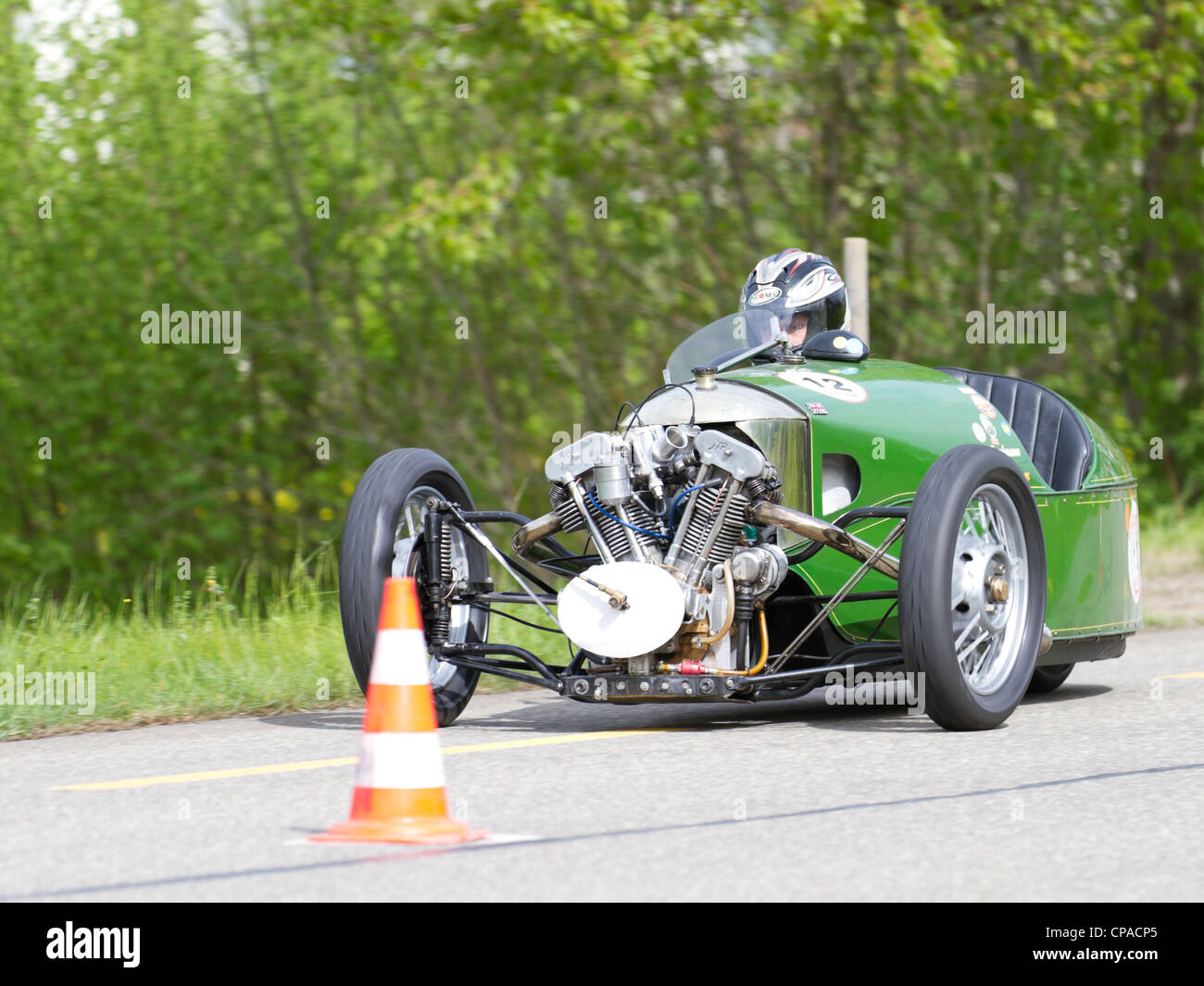 Vintage Dreirad Rennwagen Morgan Super Sport aus dem Jahr 1936 beim ...