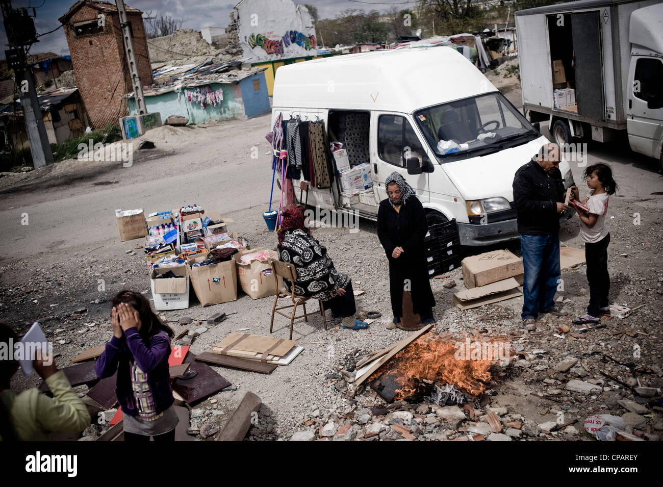 Spanien rumänische siedlung shack zigeuner dorf shanty behausung -Fotos und -Bildmaterial in ...