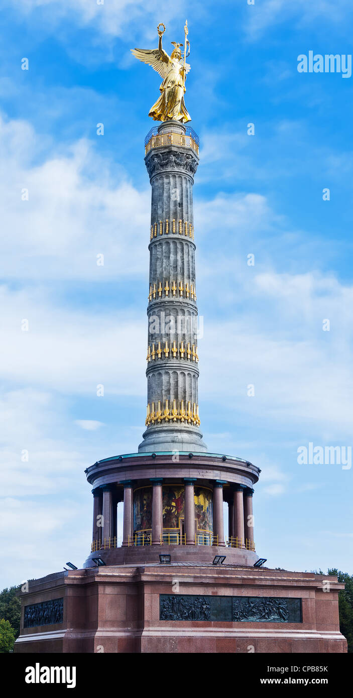 Die Siegessäule in Berlin Deutschland Stockfotografie - Alamy