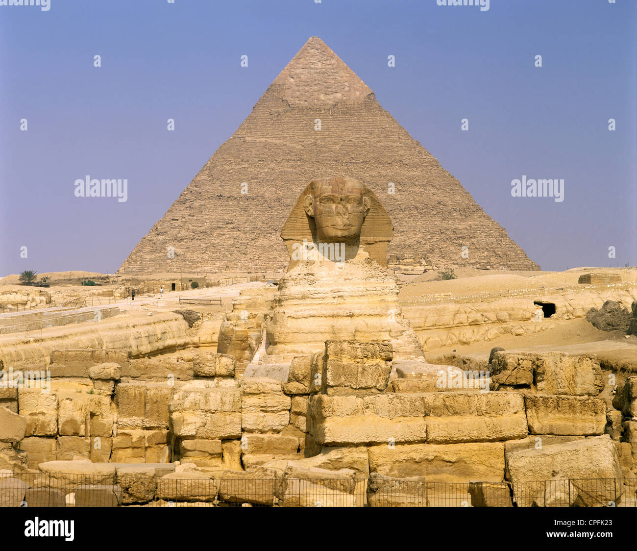 Ägypten. Kairo. Gizeh. Pyramide und Sphinx Stockfotografie - Alamy