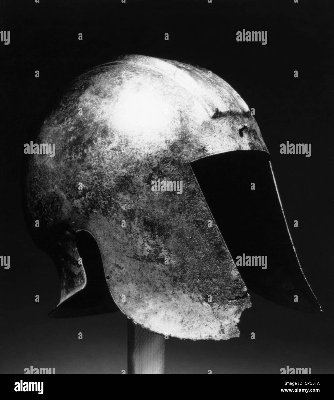 Militär, Antike Welt, Griechenland, illyrischer Helm, Bronze, 4 ...