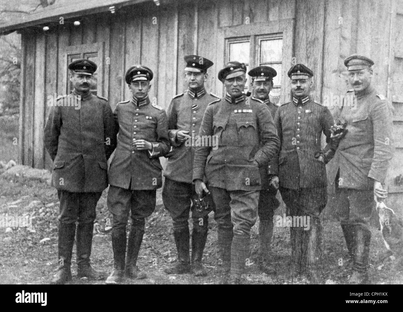 Offiziere im ersten weltkrieg Schwarzweiß-Stockfotos und -bilder - Alamy