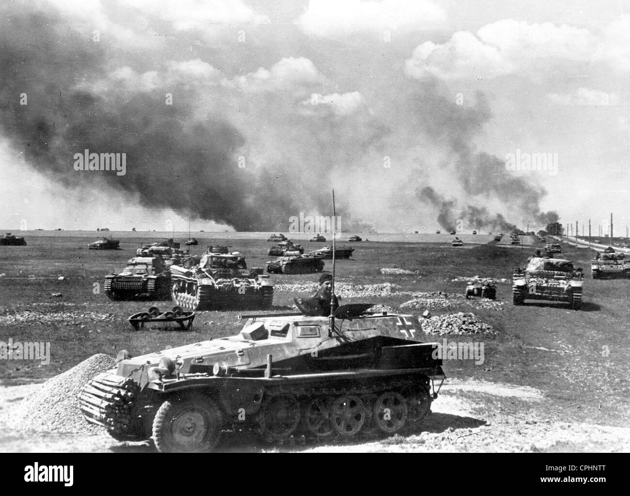 Deutsche Panzer in Russland, 1941 Stockfotografie - Alamy