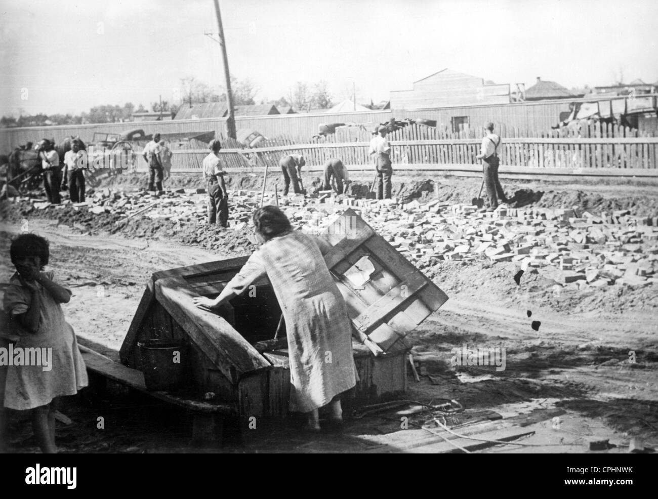 Die Übergabe des Forts auf der Westerplatte bei Danzig, September 1939 ...