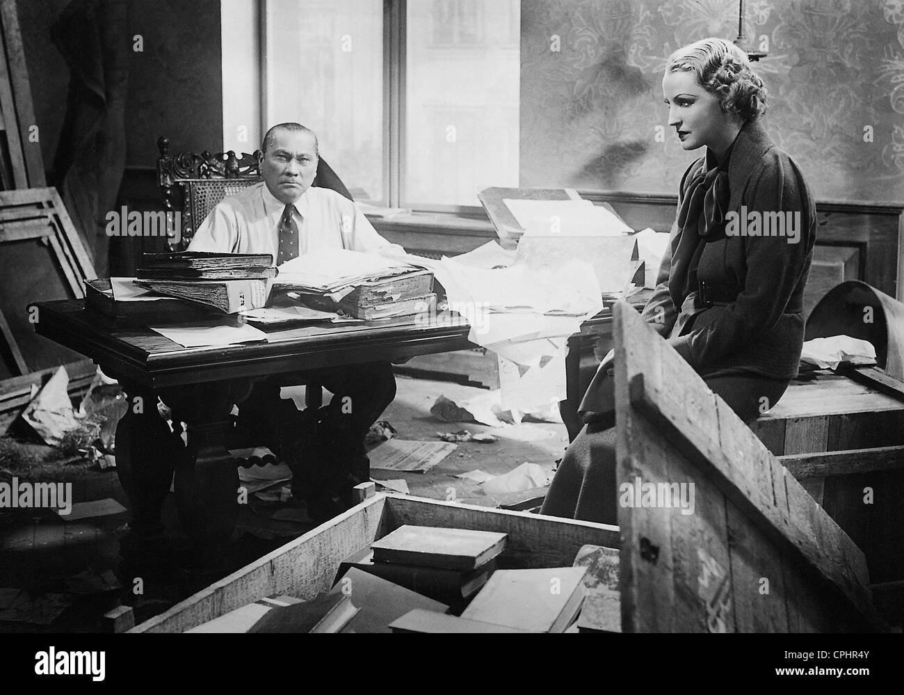 Paul Wegener und Brigitte Helm in "Inge und die Millionen", 1933 Stockfotografie - Alamy
