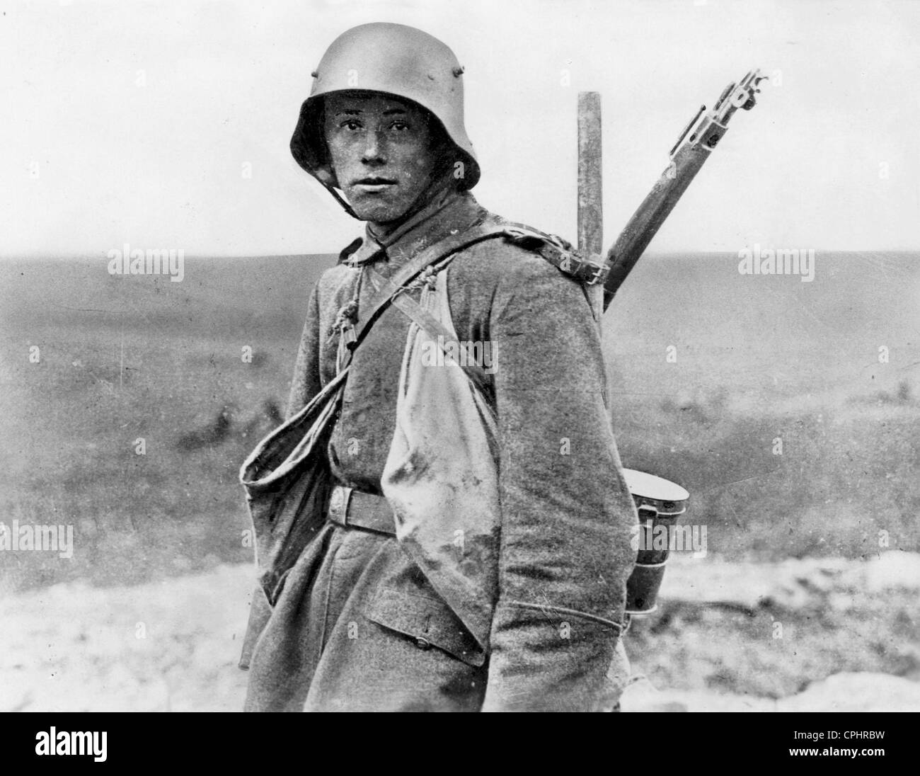 Deutschen Strom-Soldat im ersten Weltkrieg Stockfotografie - Alamy