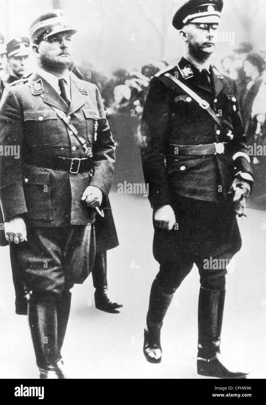 Heinrich Himmler und Ernst Roehm, 1933 Stockfotografie - Alamy