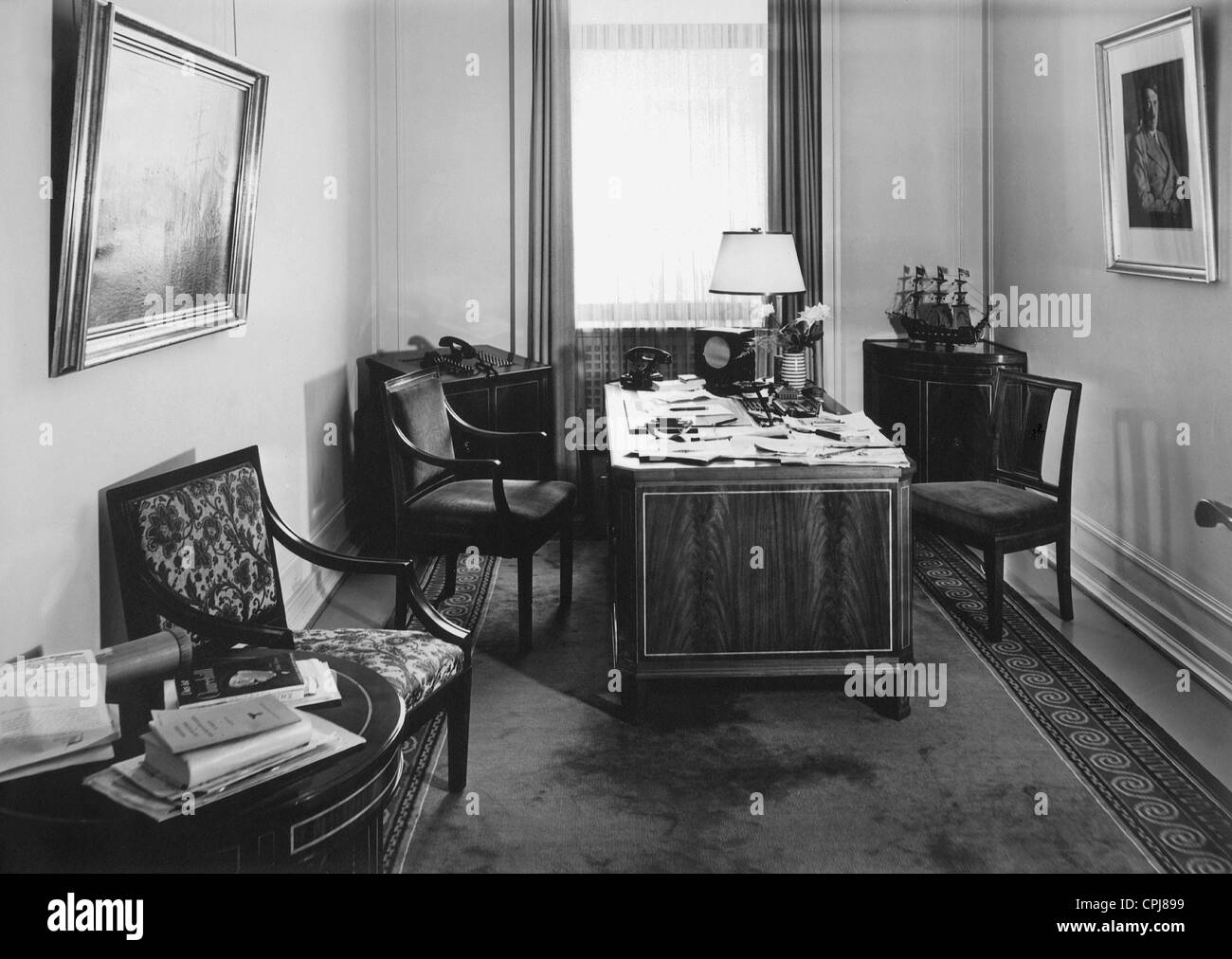 Innenraum der Reichskanzlei, 1939 Stockfotografie - Alamy
